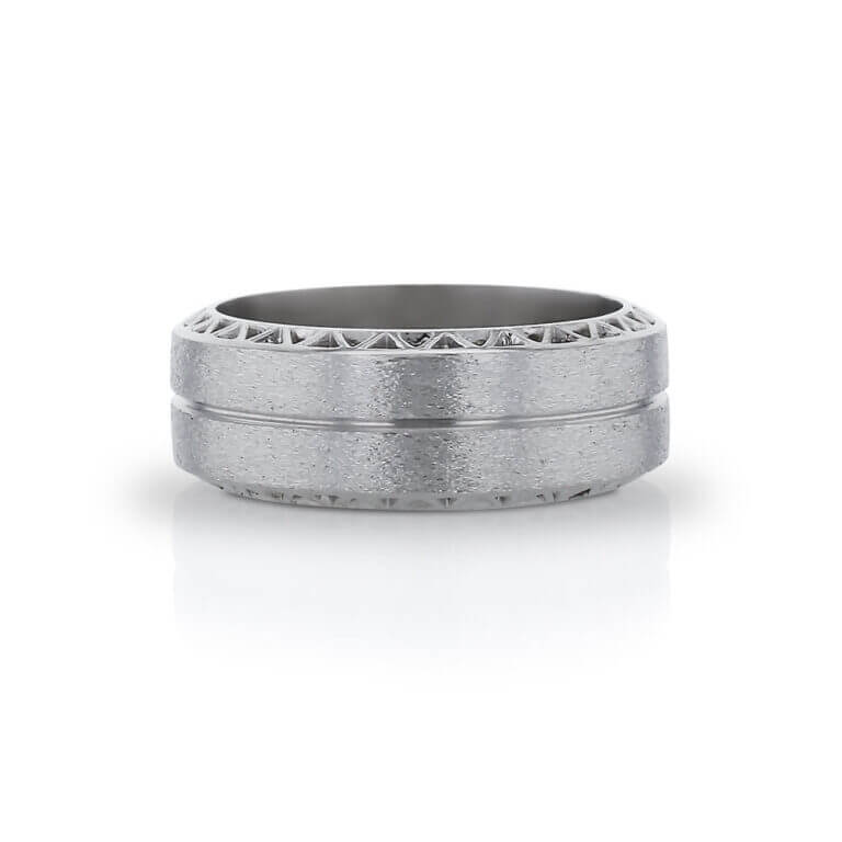 Groove Men's Ring - Jewelry Designs