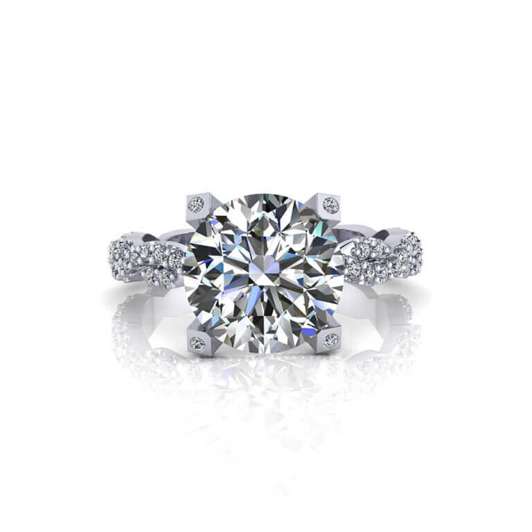 Unique Infinity Engagement Ring - Jewelry Designs