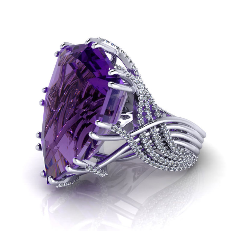 Amethyst Dream Ring - Jewelry Designs