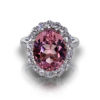 Pink Malaya Garnet Ring - Jewelry Designs