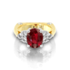 Oval Ruby Ring - Jewelry Designs