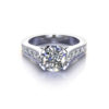 Tapered Channel Engagement Ring - Jewelry Designs