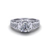 Fluted Engagement Ring - Jewelry Designs