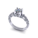 Ribbon Engagement Ring | Jewelry Designs