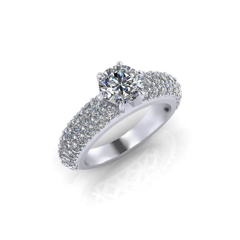 Round Engagement Rings - Jewelry Designs - Product