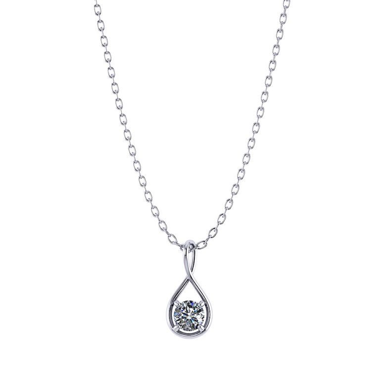 Diamond Bezel Necklace - Jewelry Designs