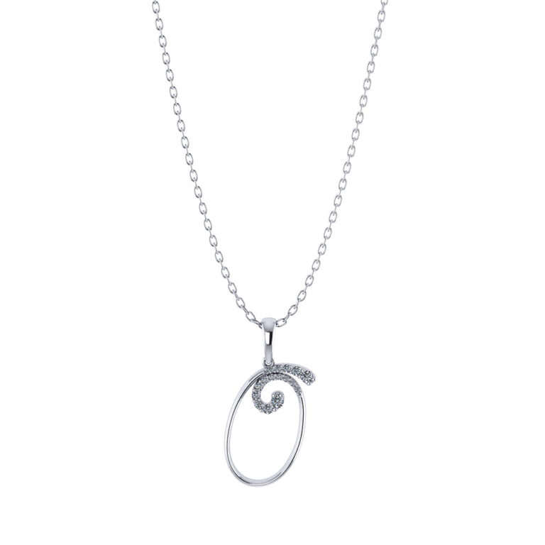 Script Diamond Pendant - Jewelry Designs