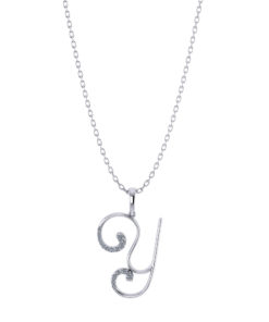 Script Diamond Pendant | Jewelry Designs