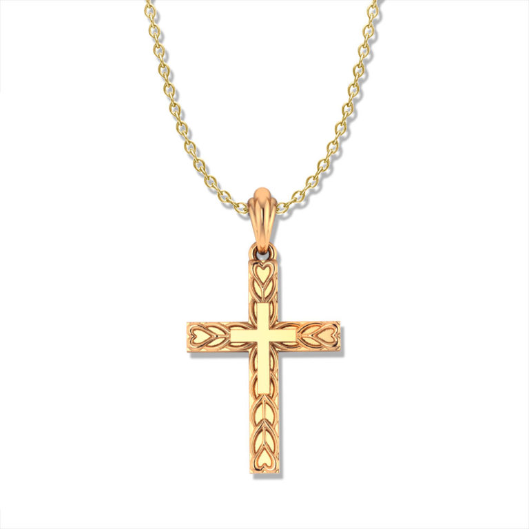 Simple Gold Cross - Jewelry Designs