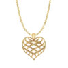 Lattice Heart Necklace - Jewelry Designs