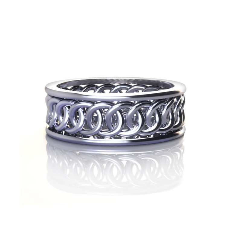 Interlocking Circle Wedding Ring - Jewelry Designs