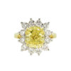 Natural Yellow Diamond Ring - Jewelry Designs