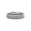 Narrow Pave Wedding Ring - Jewelry Designs
