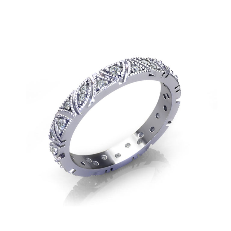 Mens Diamond Eternity Ring - Jewelry Designs