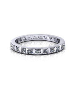 Thin Diamond Eternity Band - Jewelry Designs