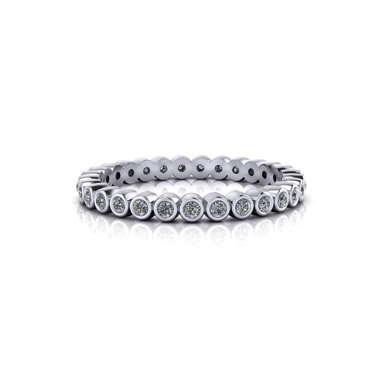 Simple Bezel Eternity Band - Jewelry Designs