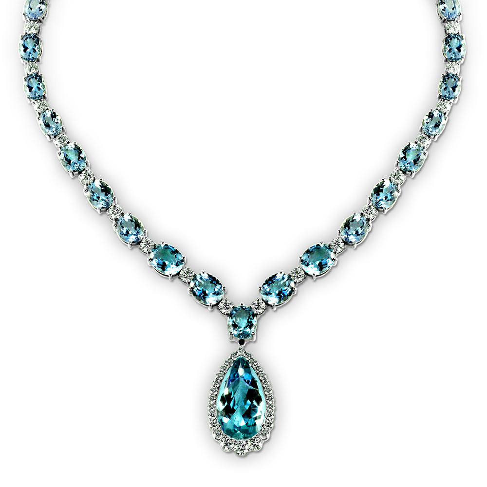 Aquamarine Necklace Jewelry Designs