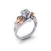 Rose Diamond Engagement Ring - Jewelry Designs