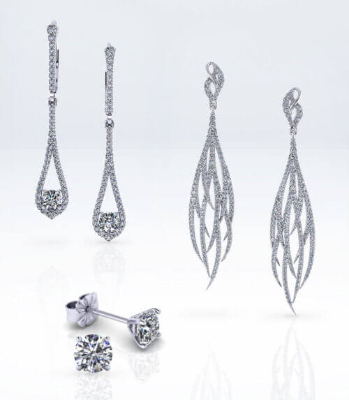Diamond Earrings - Jewelry Designs - Product