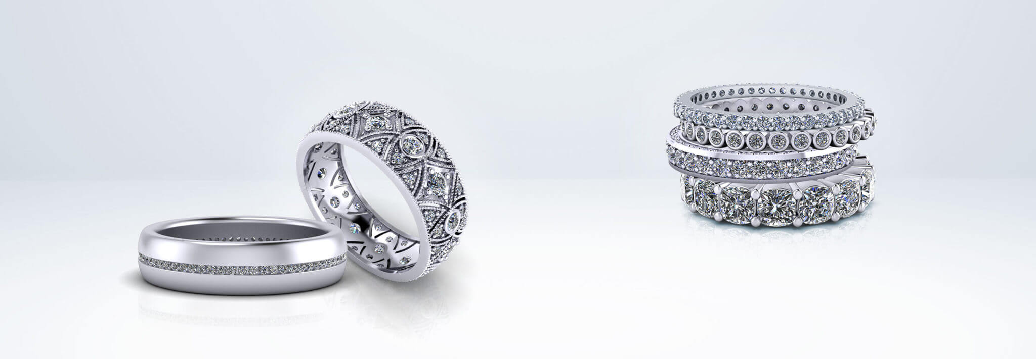 Eternity Wedding Rings - Jewelry Designs - Product