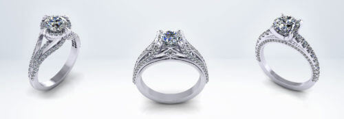 Round Engagement Rings - Jewelry Designs - Product